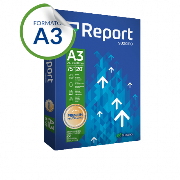 PAPEL REPORT PREMIUM 75G A3 - 500 FLS