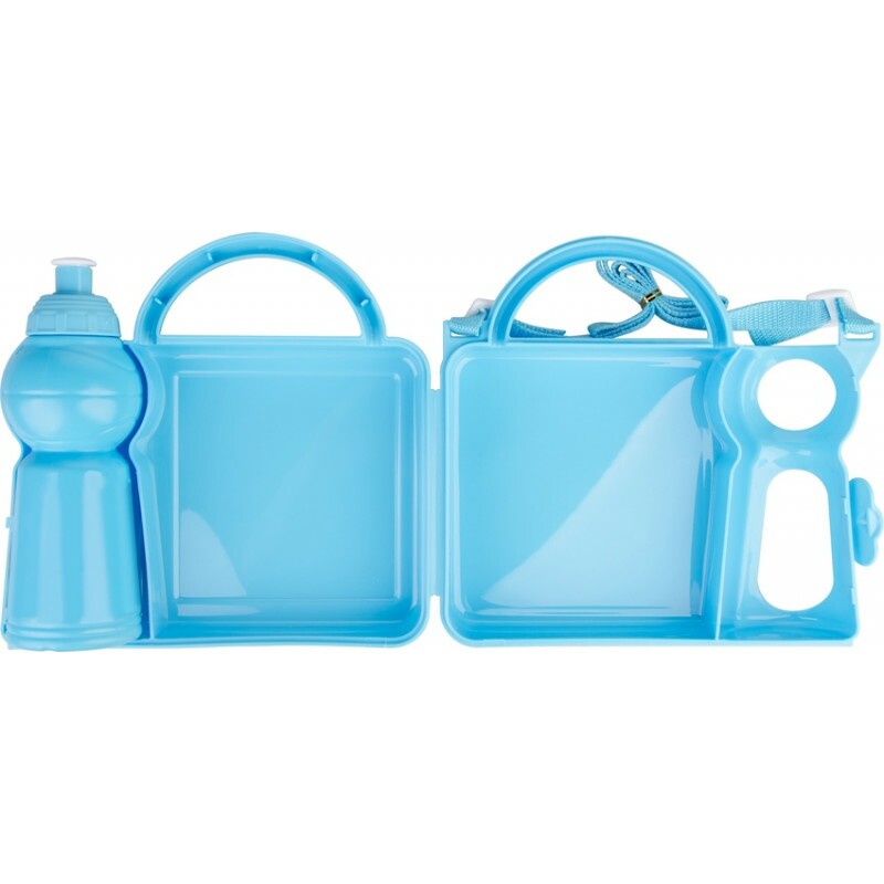Lancheira de Plástico Azul Bebê para Sublimação